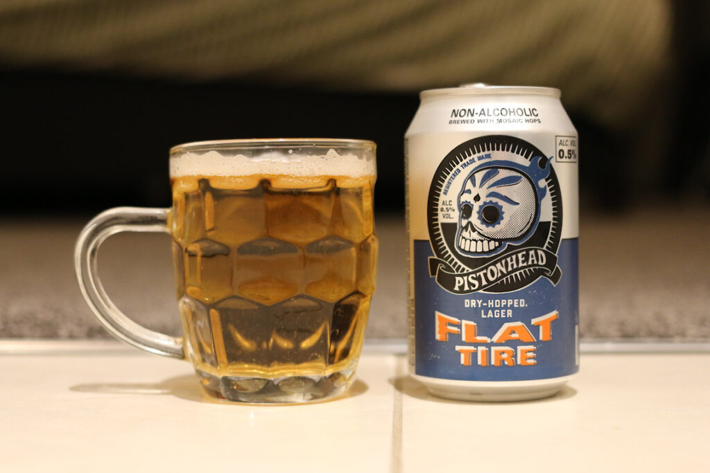 Pistonhead Flat Tyre Alcohol-Free Lager Review | Free Beer