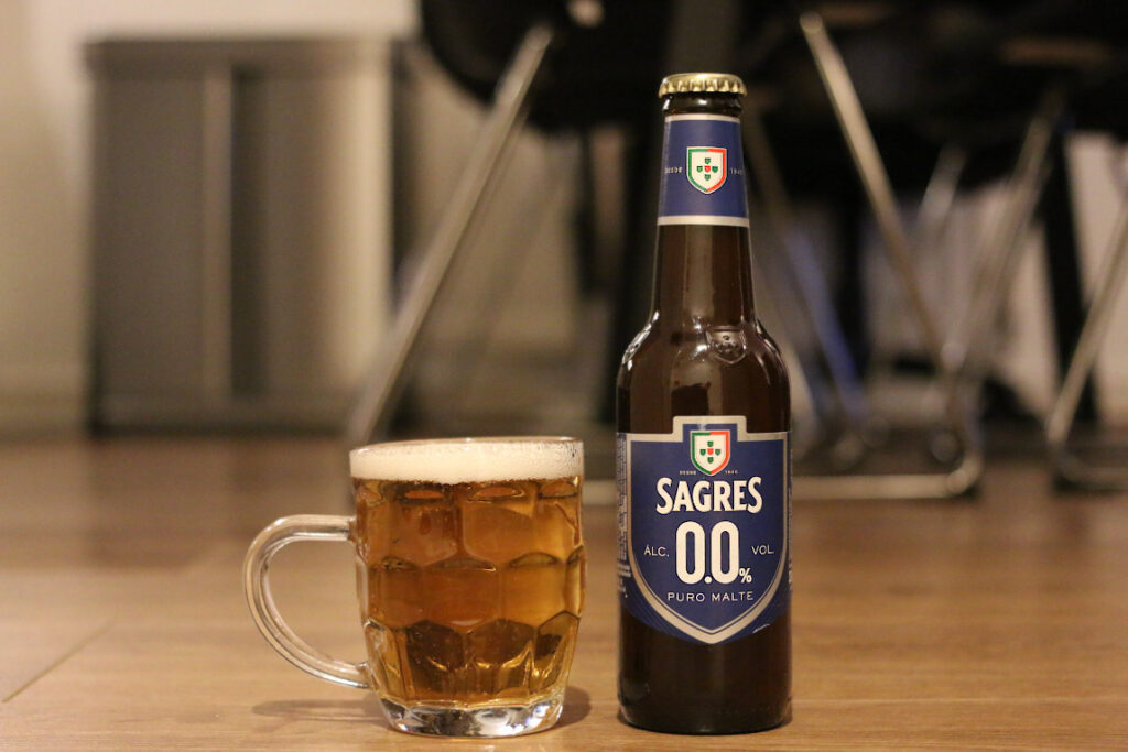 Sagres 0.0% Puro Malte Nolo Lager Review | Free Beer